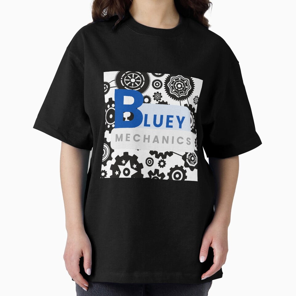 Bluey Blue Mechanics Minimalist Design Unisex T-Shirt - Walmart.com