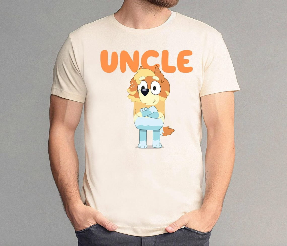 Bluey Blue Uncle Rad Shirt Family Matching Shirt Birthday Party Shirt ...