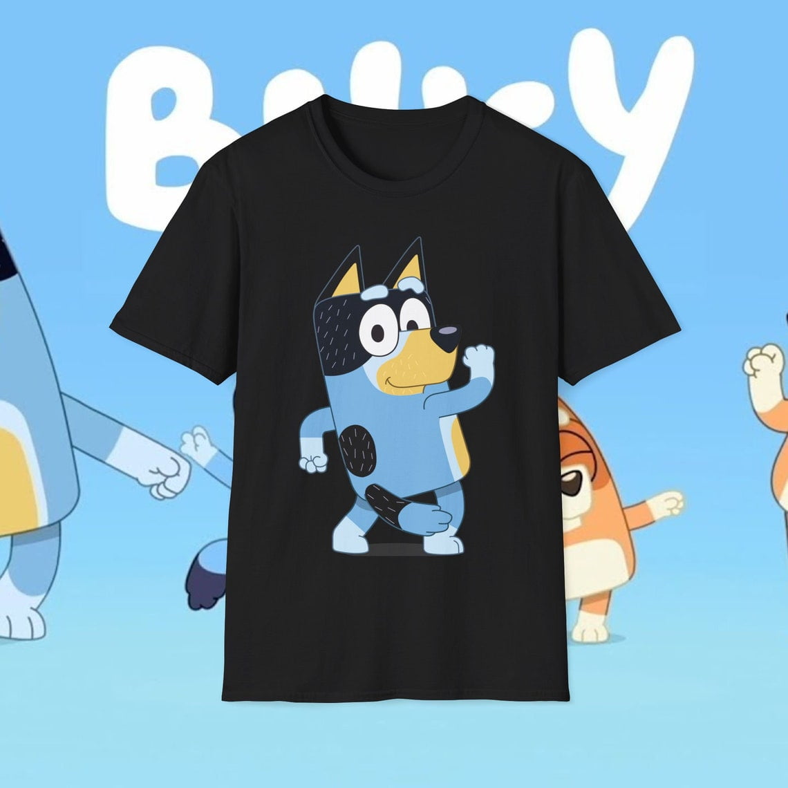 Bluey Bluey Bandit Best Dad, Bingo Chilli, Unisex S-5XL Hot Trending ...