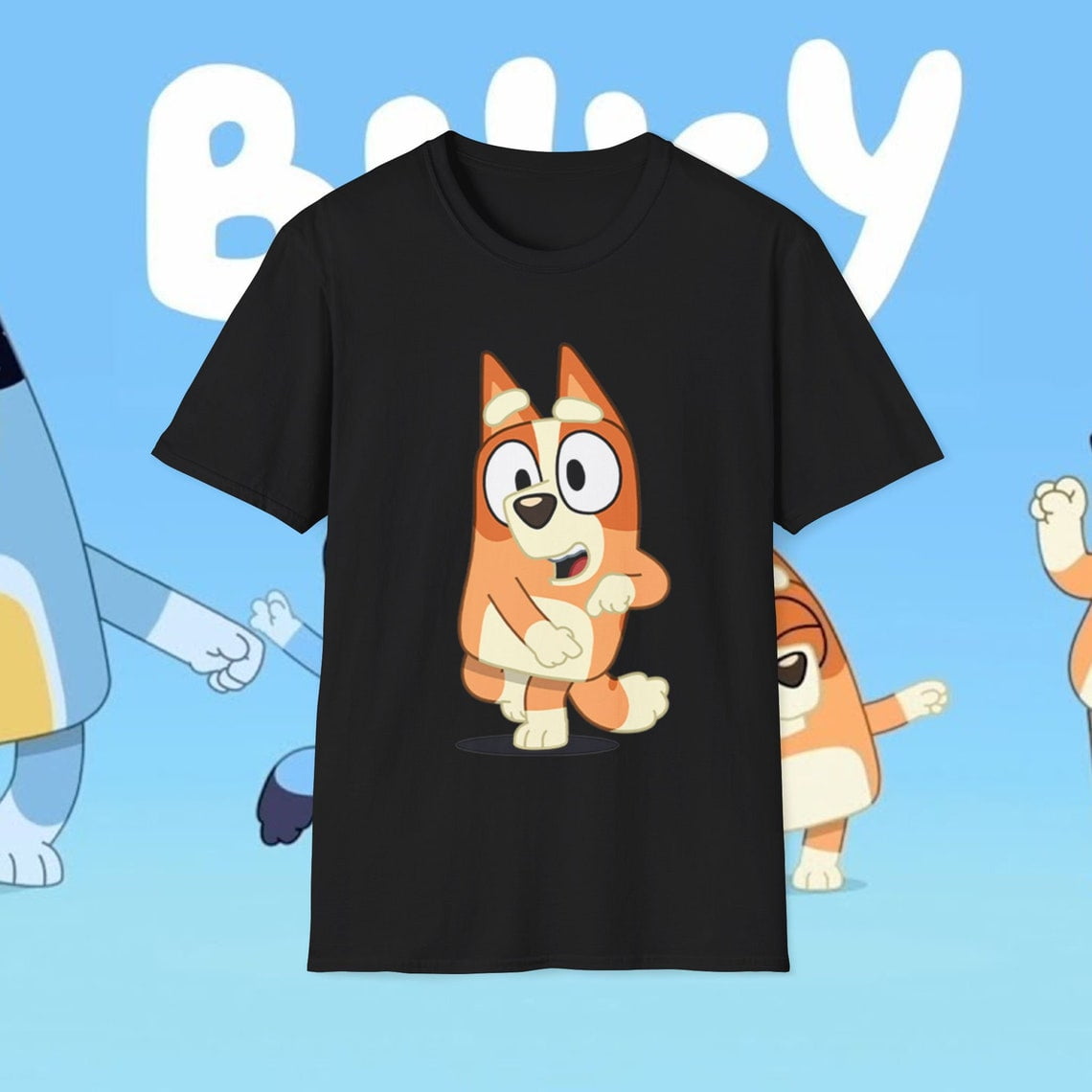 Bluey Bluey Bingo Bandit Chilli, Unisex S-5XL Hot Trending Shirt ...