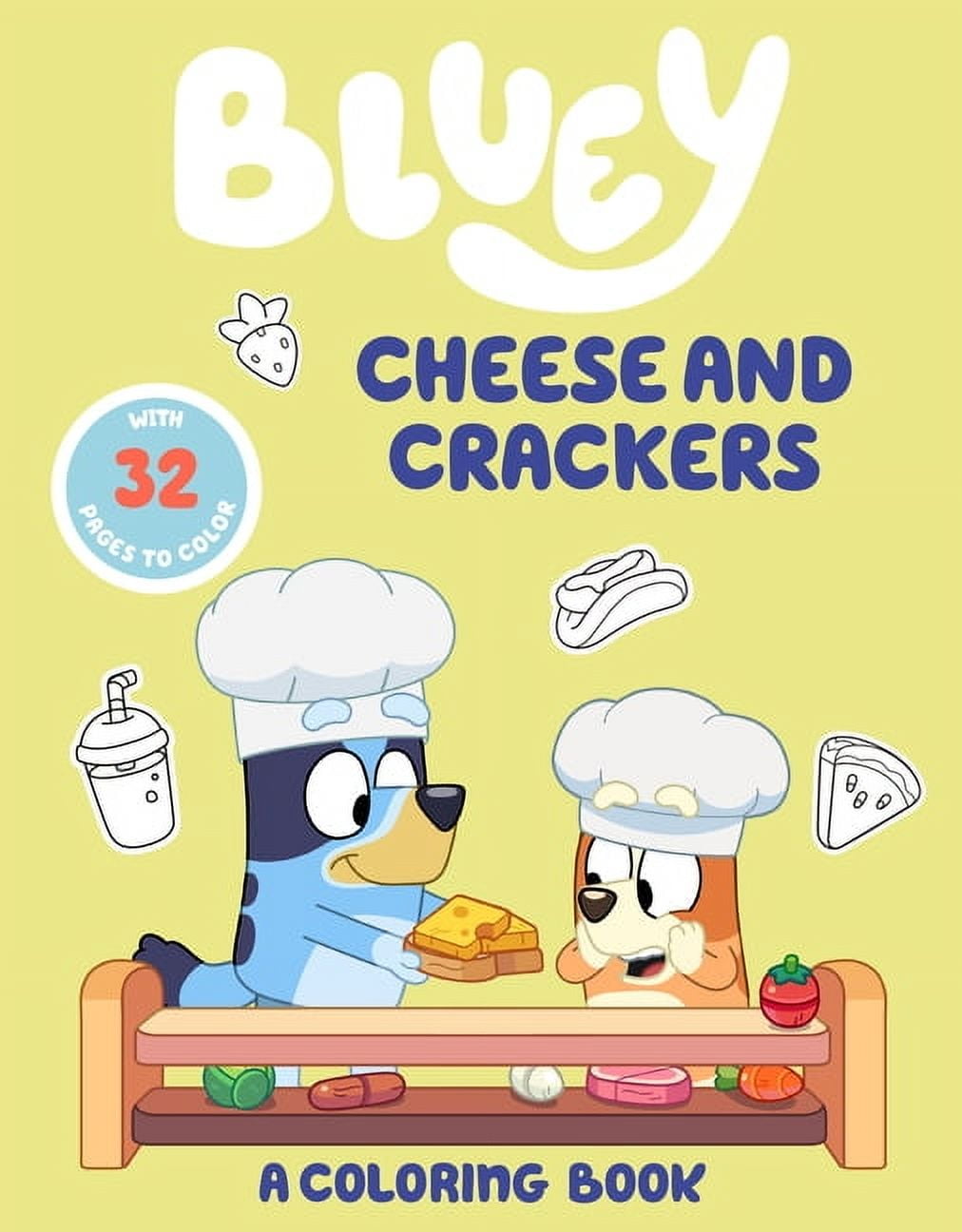 Bluey Bluey: Cheese and Crackers: A Coloring Book (Paperback) - Walmart.com