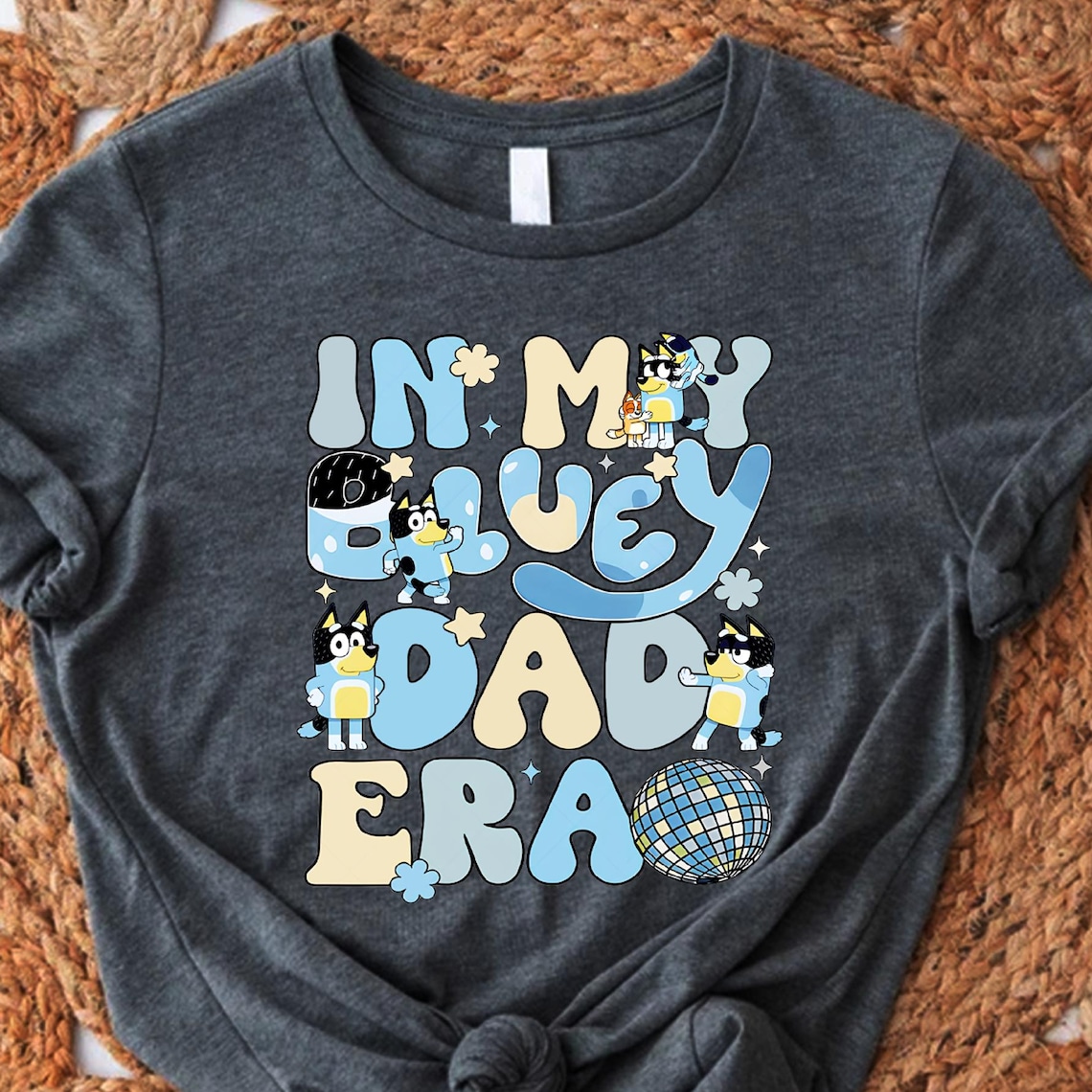 Bluey In My Bluey Dad Era Shirt, Bluey Dad Shirt, Fathers Day Gift Tee ...