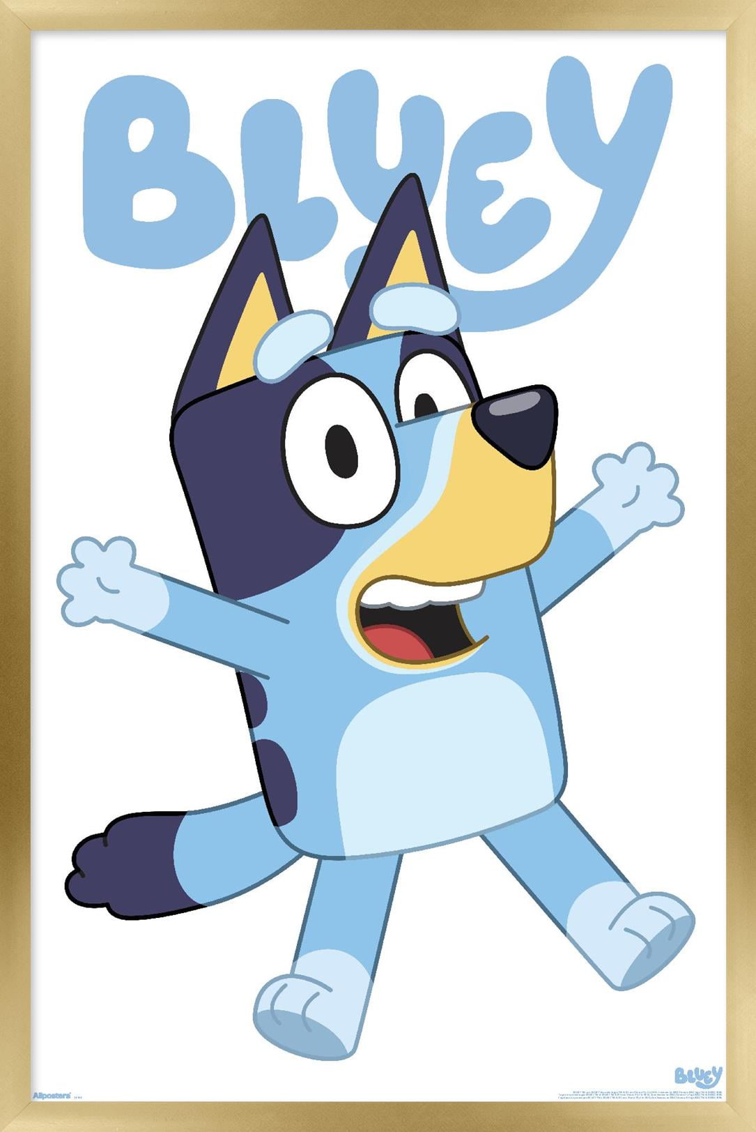 Bluey - Bluey Feature Series Wall Poster, 22.375" x 34" Framed ...