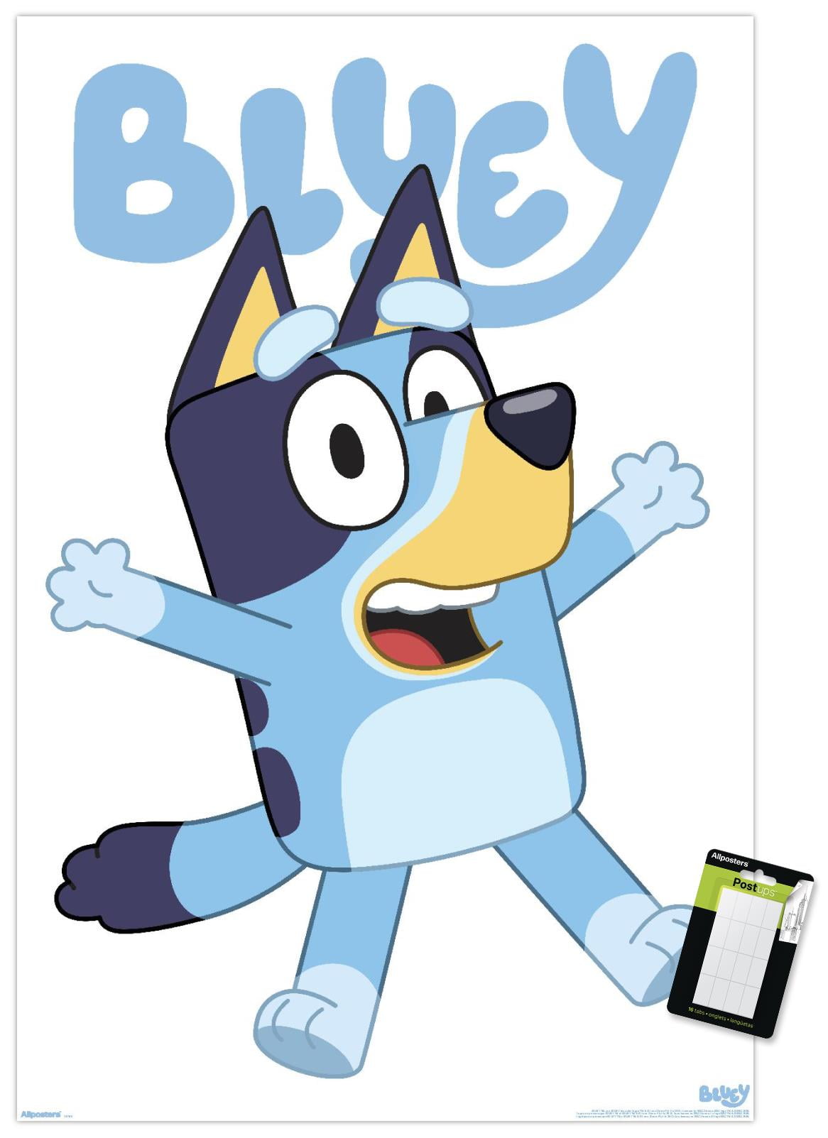Bluey - Bluey Feature Series Wall Poster, 22.375" x 34" - Walmart.com