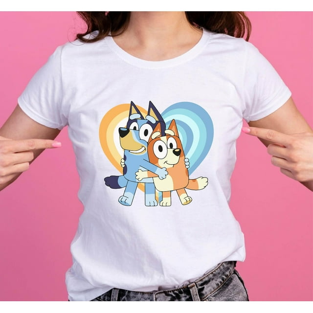 Bluey Bluey T-Shirt Design, Sports Bluey Dog, Unisex S-5XL Hot Trending Shirt, Sweatshirt ...