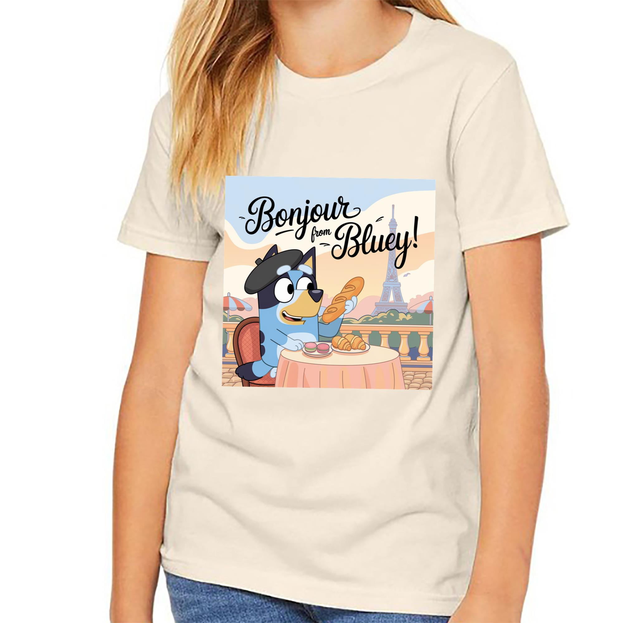 Bluey Bonjour Paris With Pup And Pastries, Charming French-Themed ...