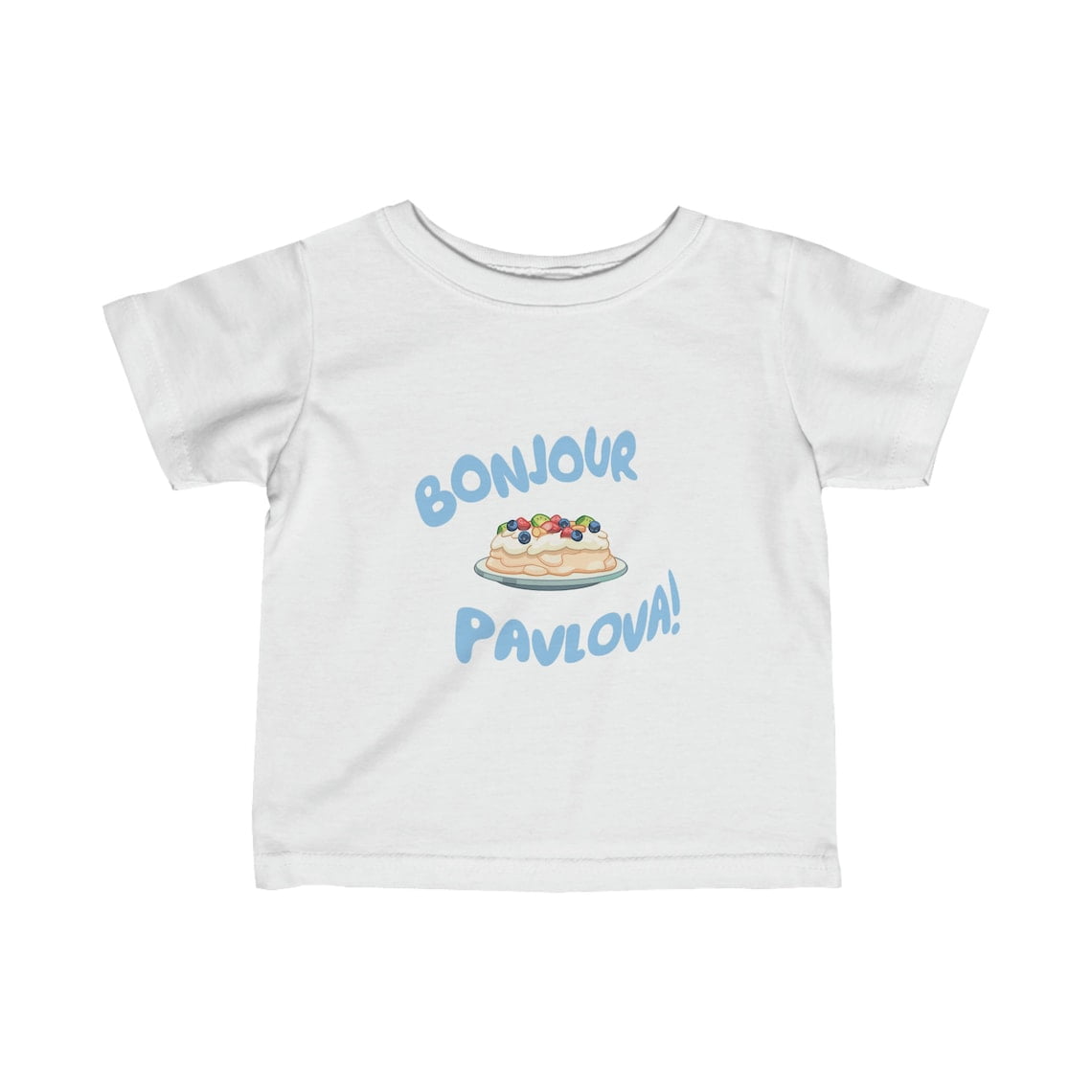 Bluey Bonjour Pavlova Bluey, Fun Cartoon Design, Bella Canvas Toddler ...