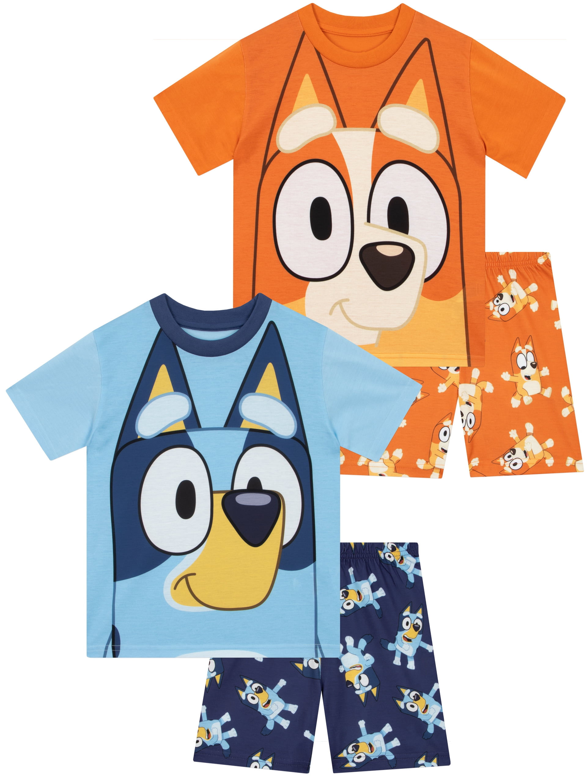 Bluey Boys 2 Pack Bingo Pajamas Blue Sizes 2T-8 - Walmart.com