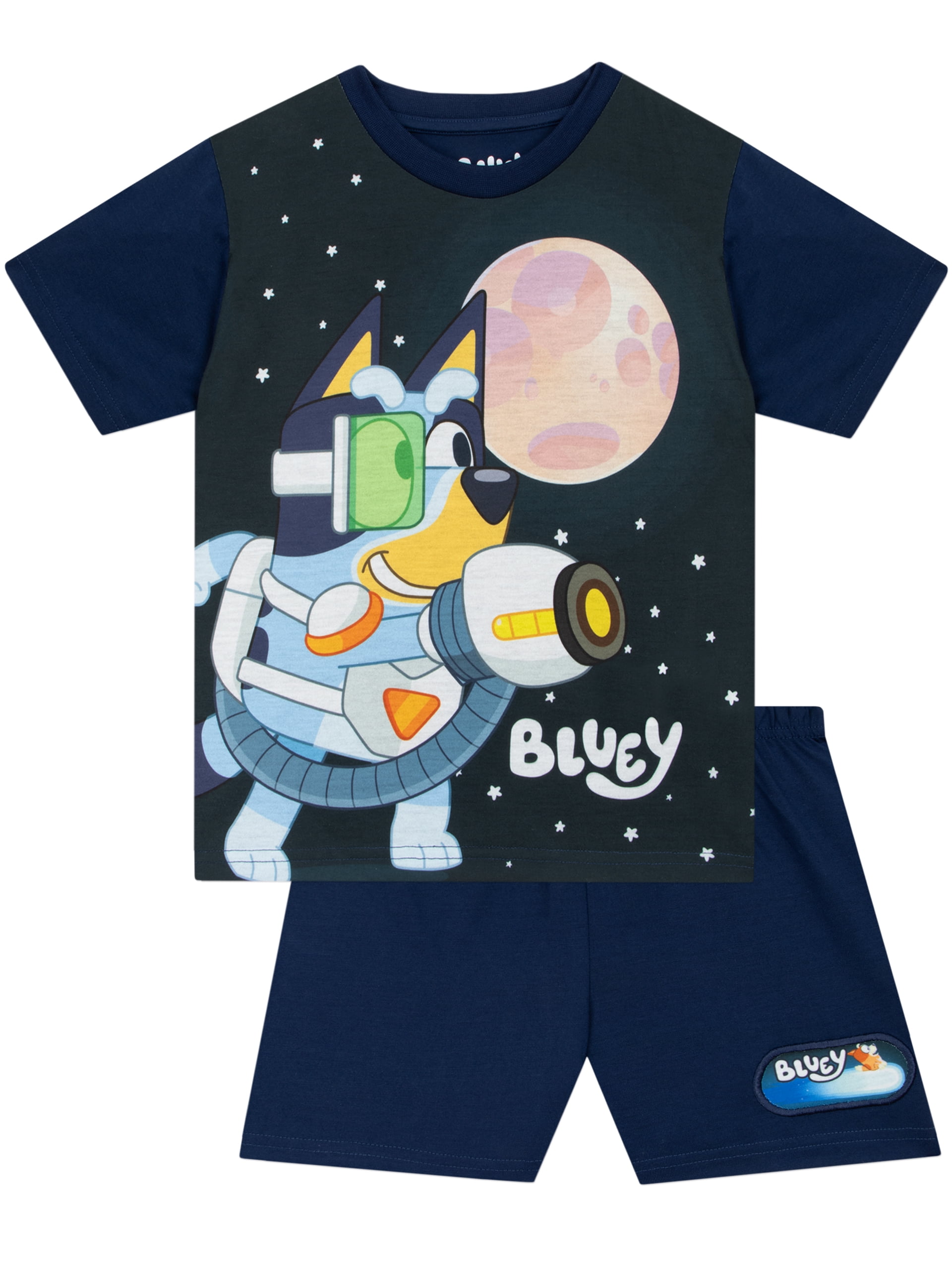 Bluey Boys Bingo Short Pajamas Blue Sizes 2T-10 - Walmart.com