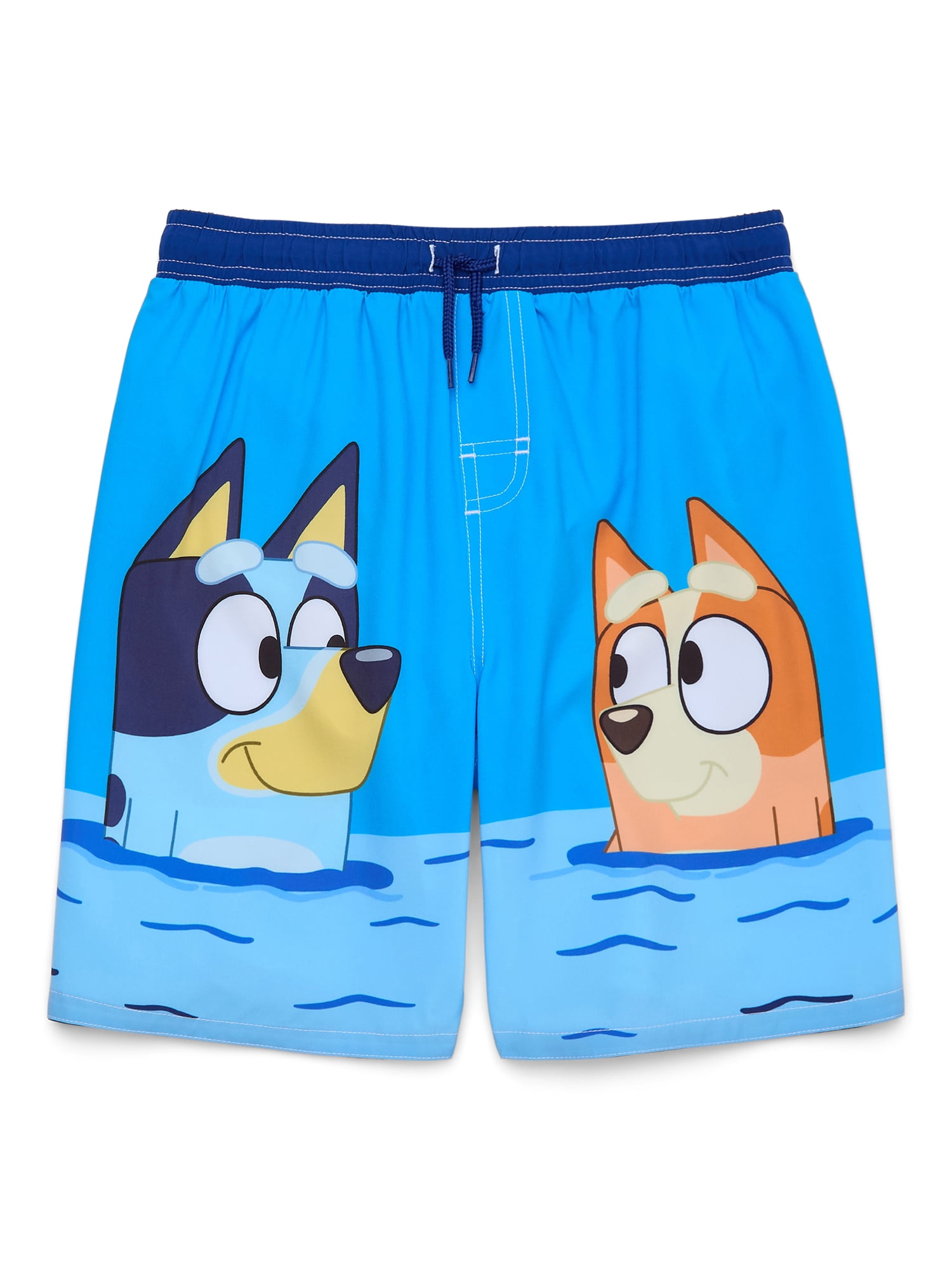 Bluey Boys’ Graphic Swim Trunks with UPF 50+, Sizes 4-12 - Walmart.com