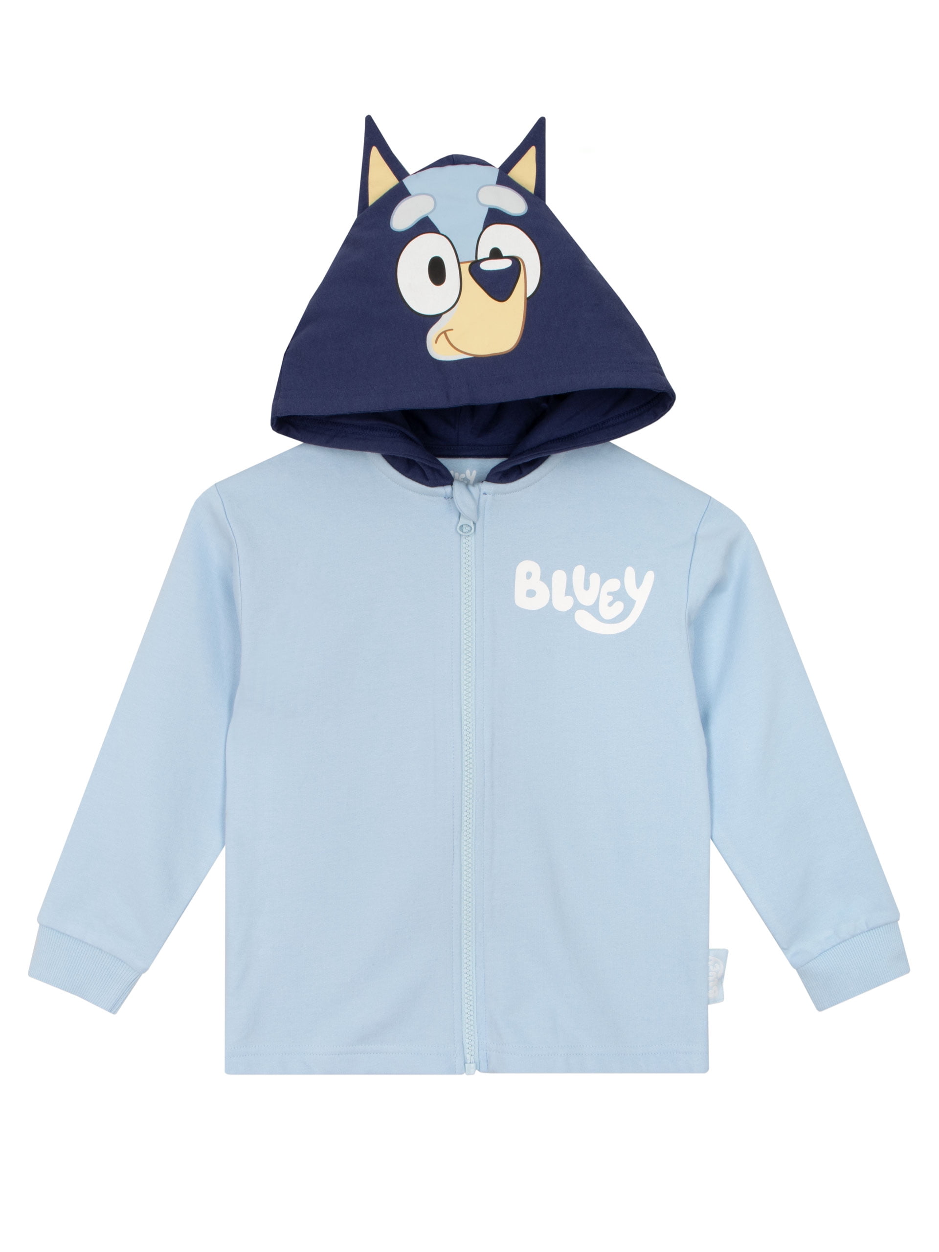 Bluey Boys Hoodie Blue Sizes 2T-8 - Walmart.com