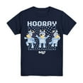 Bluey Boys Hooray Bluey, Crew Neck, Short Sleeve, Graphic T-Shirt ...