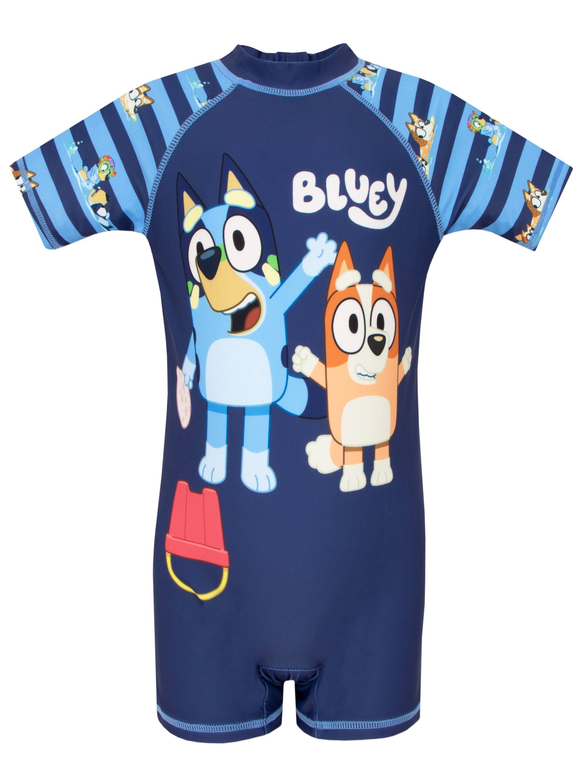 Bluey Boys Swim Suit Blue Sizes 2T-8 - Walmart.com
