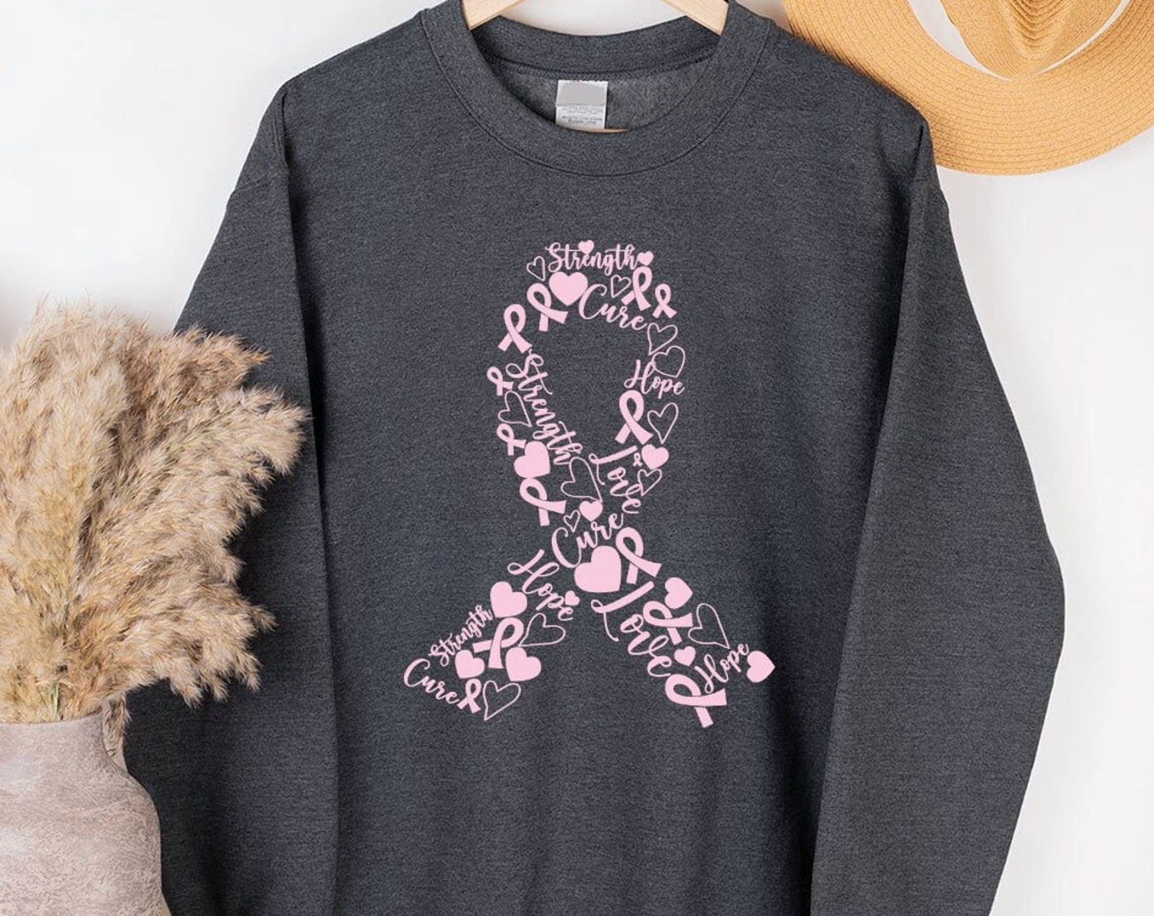Bluey Breast Cancer Hope Love Strength Cure Survivor Sweatshirt, Breast ...