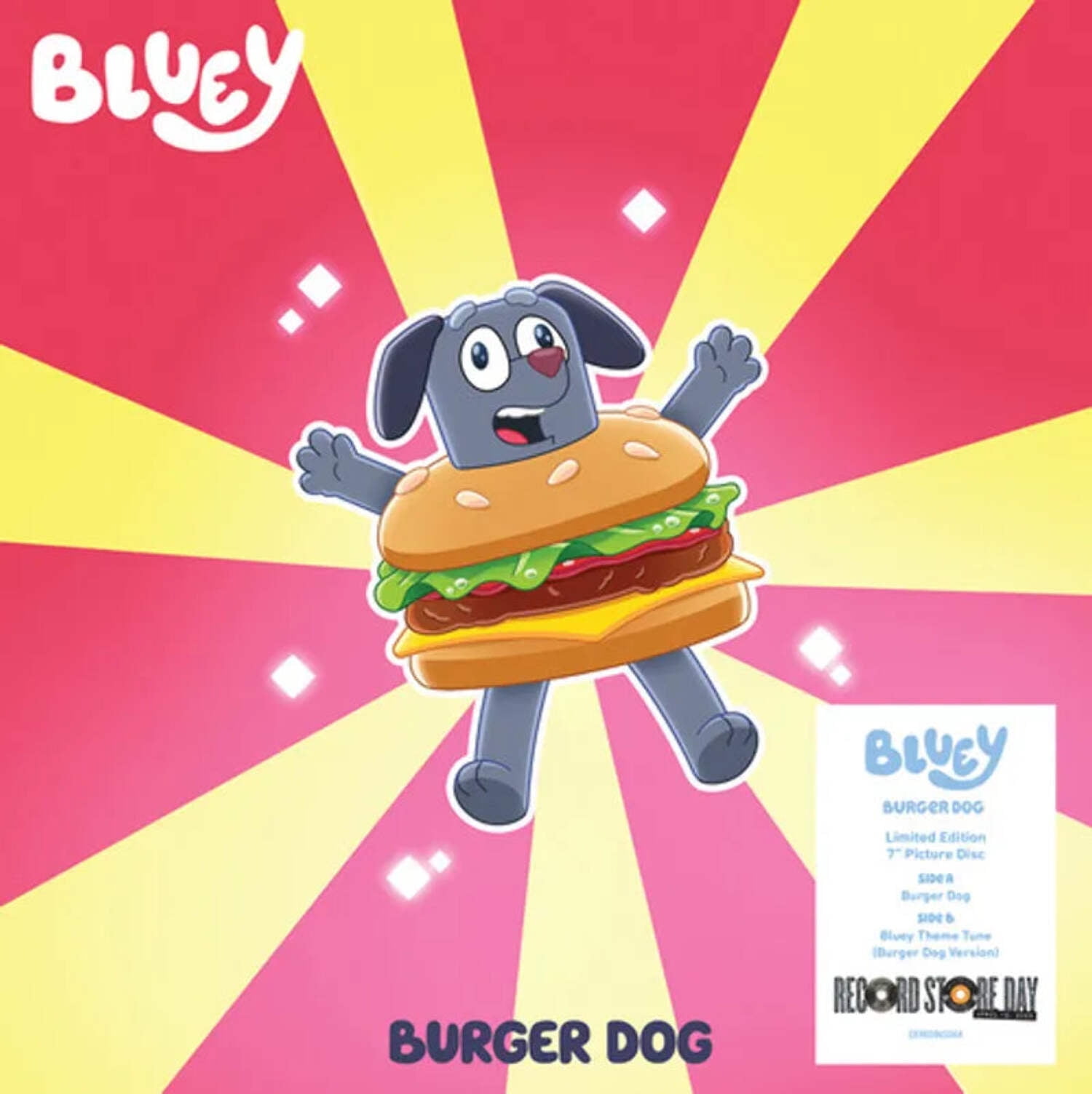 Bluey - Burger Dog Picture Disc - Walmart.com