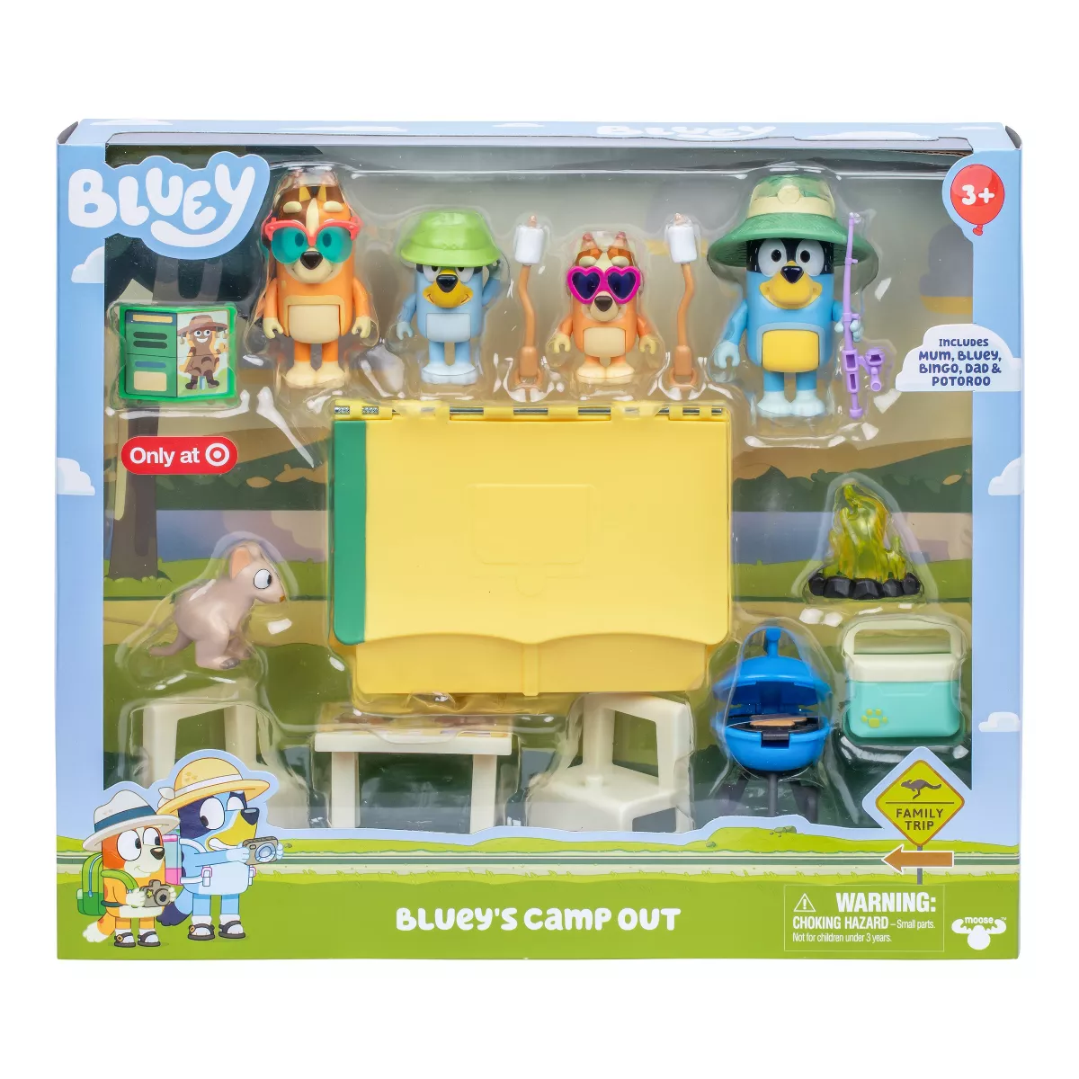 Bluey Camp Out Playset - Walmart.com