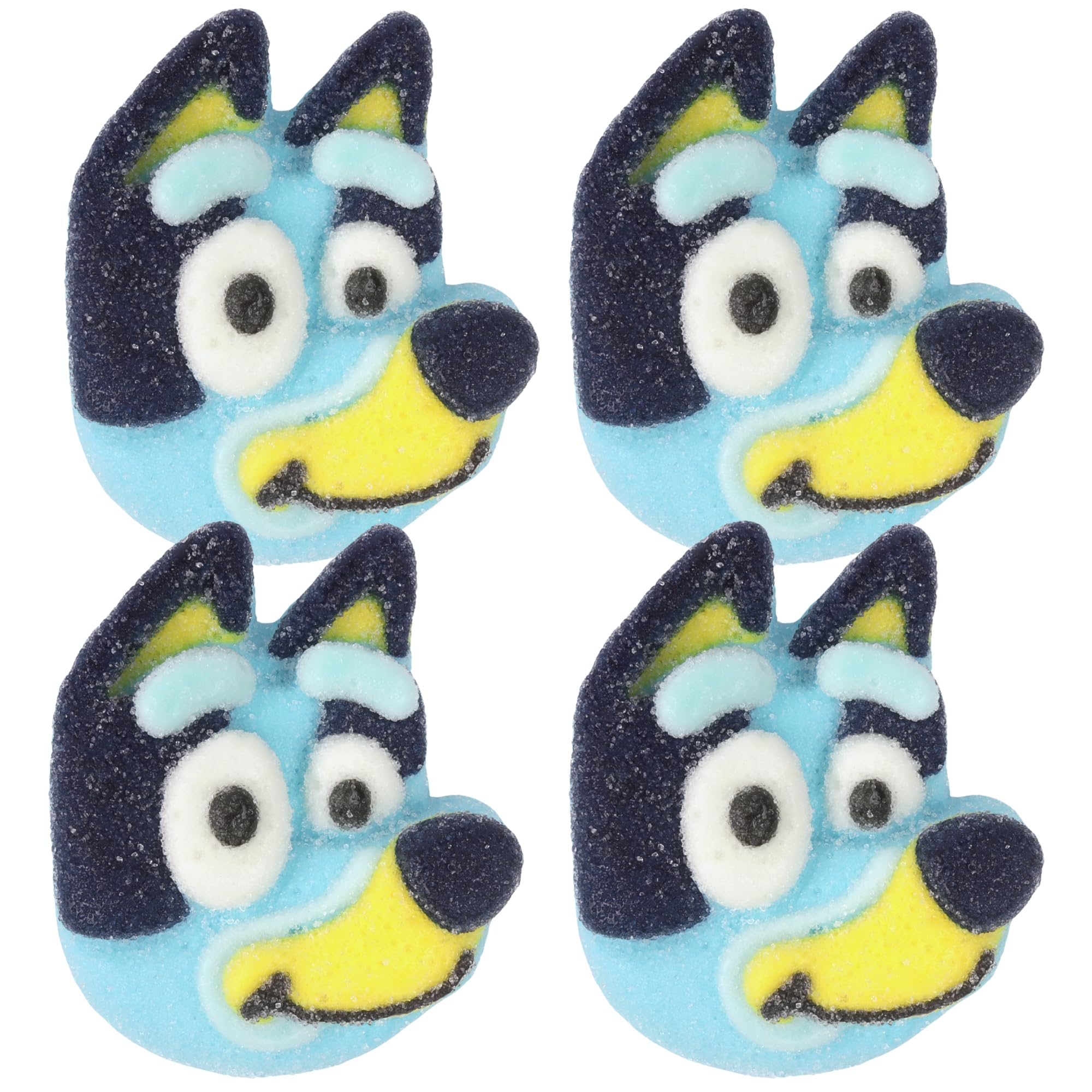Bluey Candy Jumbo Marshmallows, OKA4 Sugar Coated Treats, Individually ...