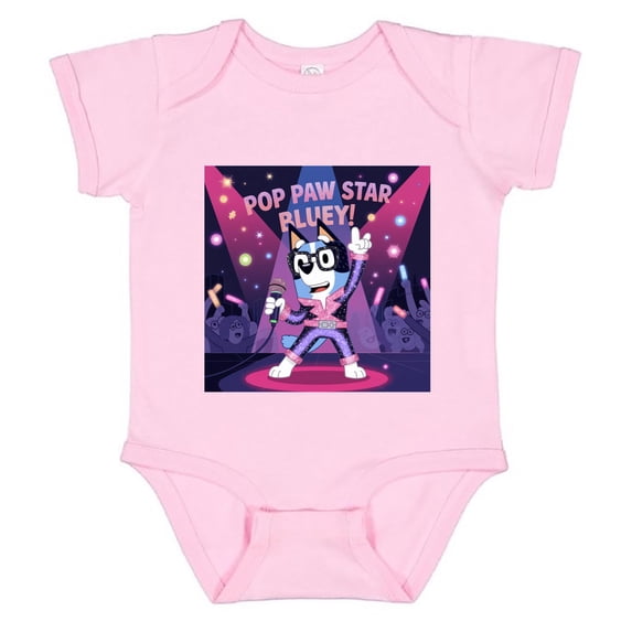 Bluey Cartoon Dog Pop Star, Sparkling Music Adventure, Fun Performer ...