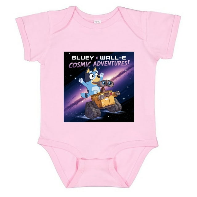 Bluey Cartoon Dog & Robot Cosmic Adventure, Futuristic Space Journey ...