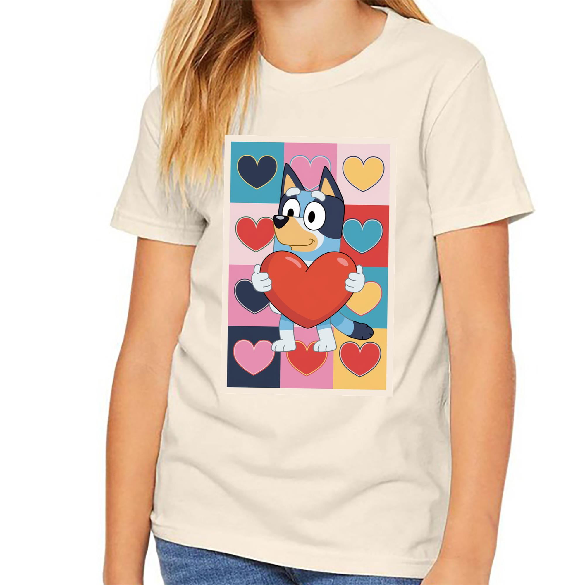 Bluey Cartoon Pup In Bright Pop Art Style, Bold And Expressive Graphic ...