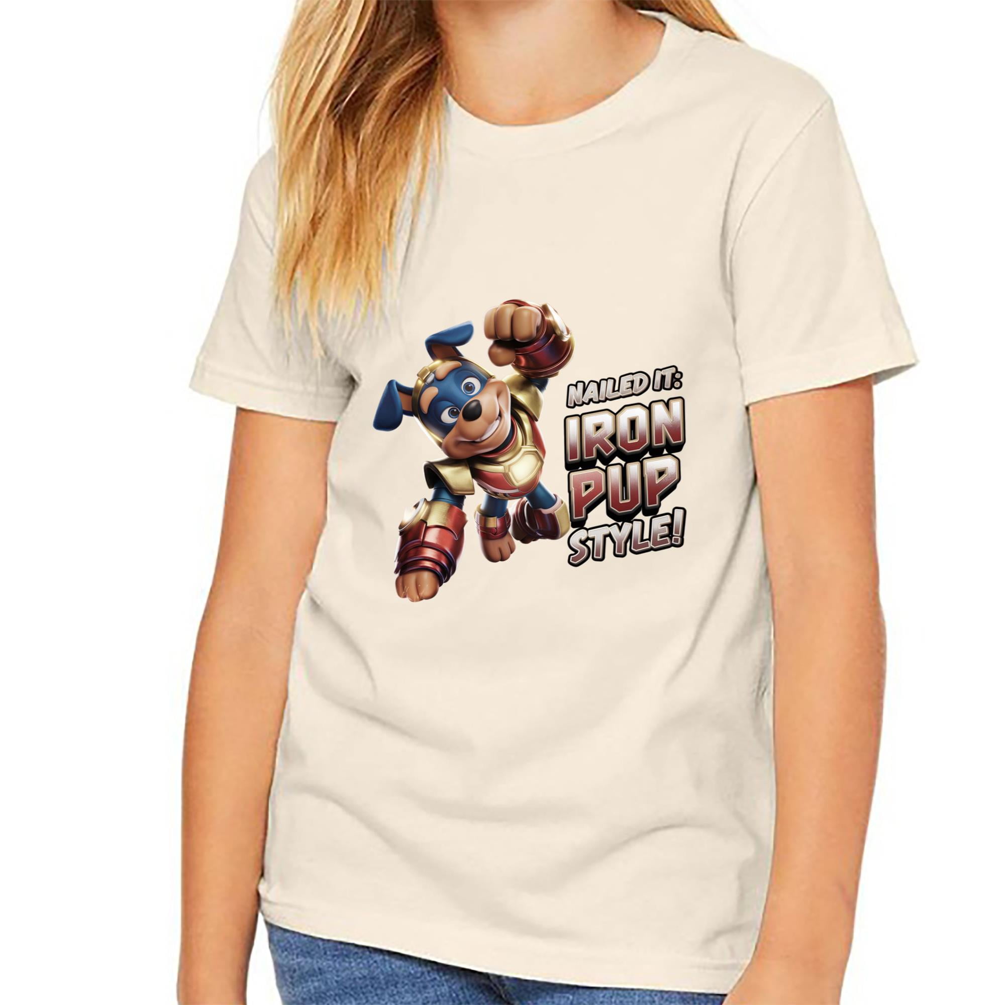 Bluey Cartoon Pup In Quiet Hero Mode, Inspiring And Playful Solo Design For Young Fans, Youth ...