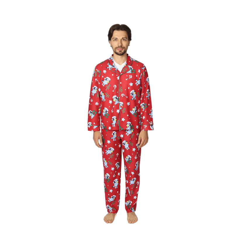Bluey Character Family Sleep Men's 2-Piece Pajama Set - Walmart.com