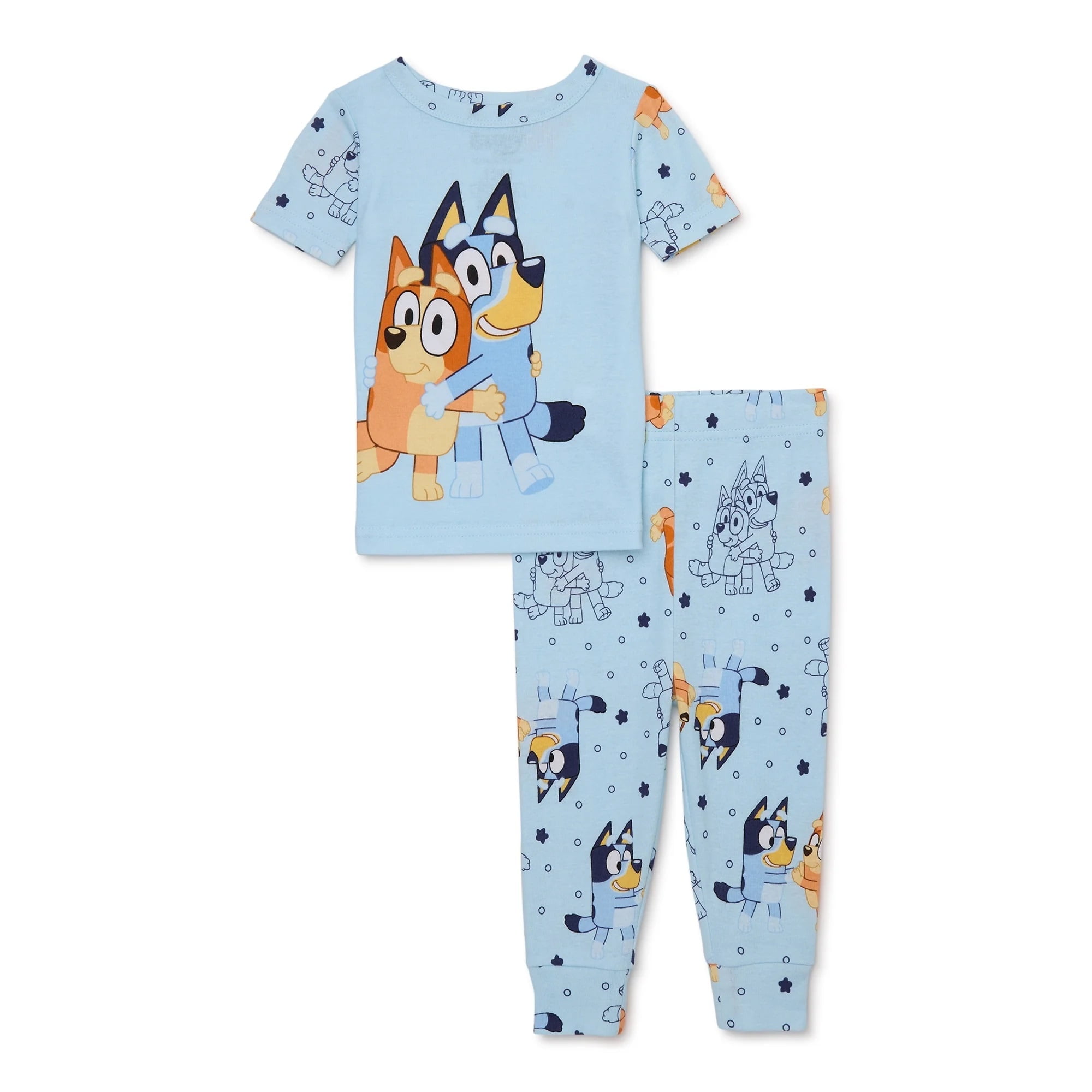Bluey Character Snug Fit Two-Piece Sleep Set, 2T - Walmart.com