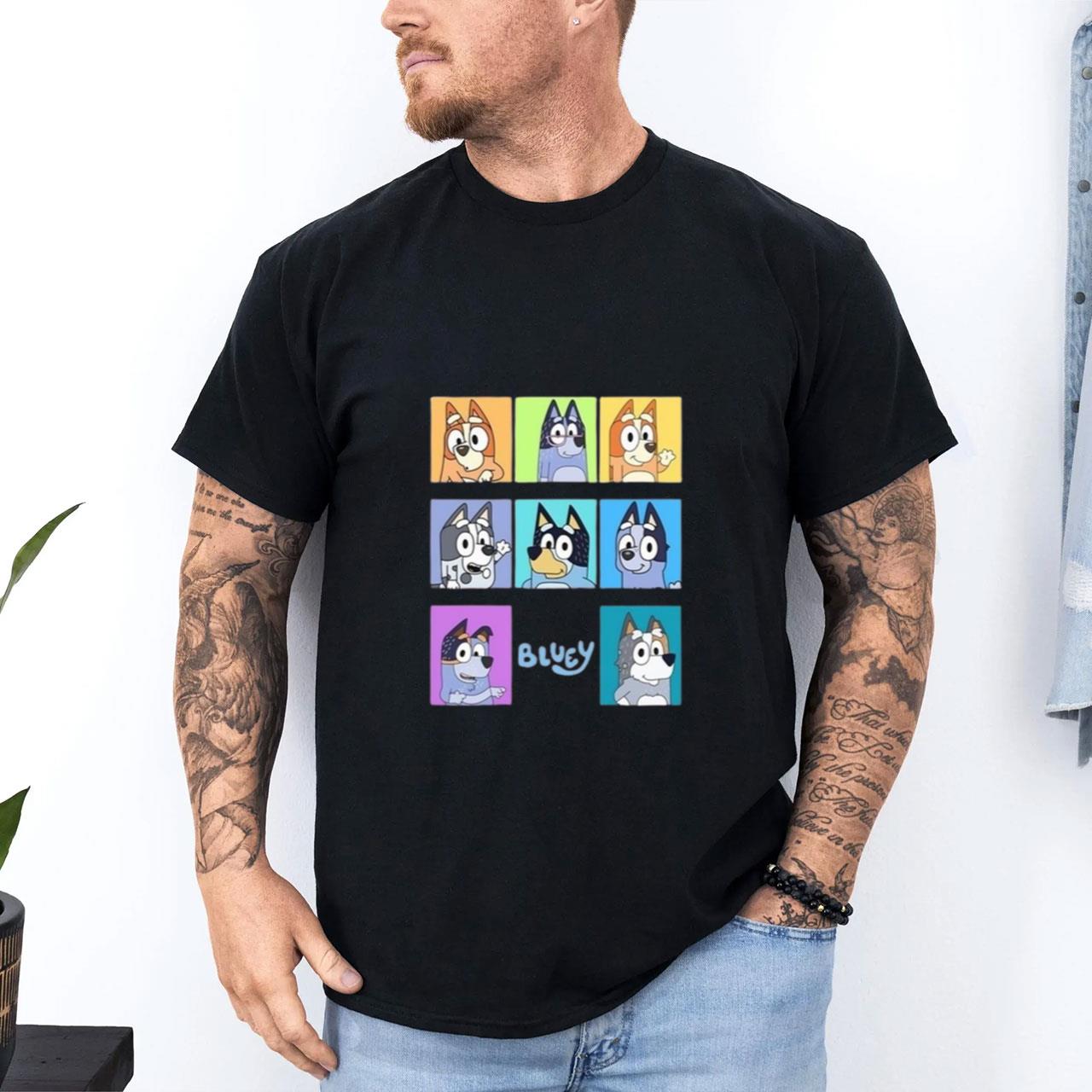 Bluey Characters-Unisex T-Shirt-removebg-preview - Walmart.com