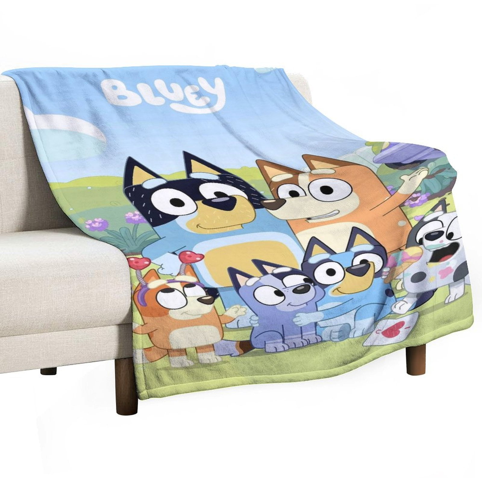 Bluey Child Room Bedroom (71)Blanket Lunch break camping cooling ...