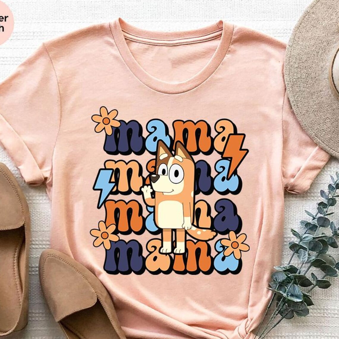 Bluey Chili Mama Shirt, Blue Mama Shirt, Blue Family T-Shirt, Blue Mom ...