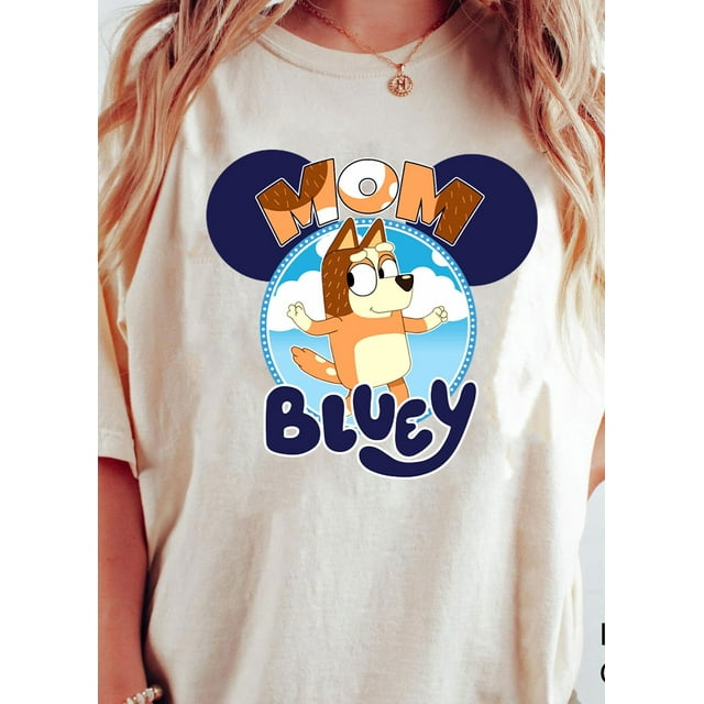 Bluey Chili Mum Shirt, Bluey Inspired Mum Shirt, Comfort Colors Brand ...