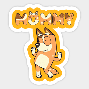 Bluey Chilli Mommy Sticker Bluey Stickers For Kids, Bluey Stickers ...