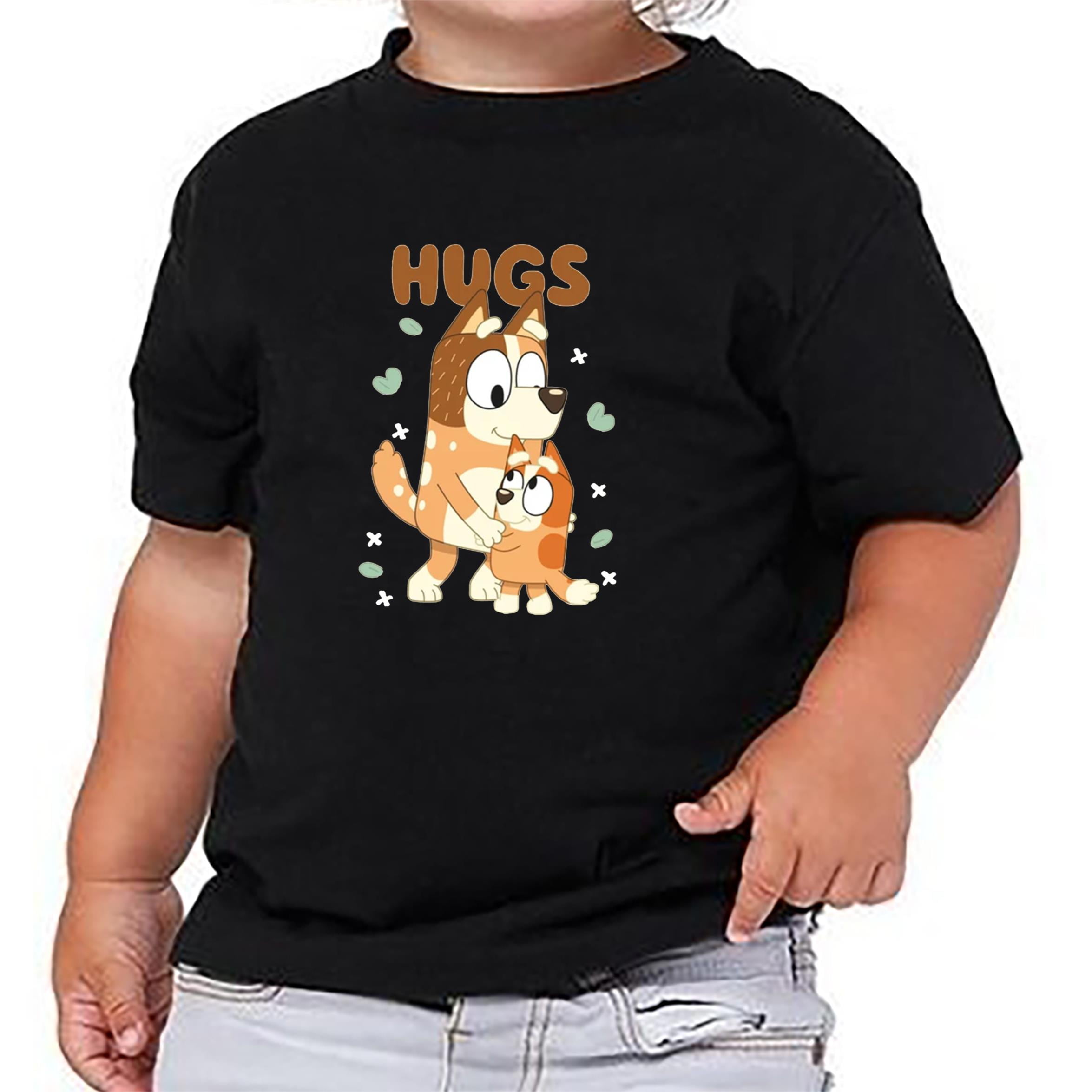Bluey Chilli and Bingo, Hugs Design, Family Matching Shirt, Bella ...