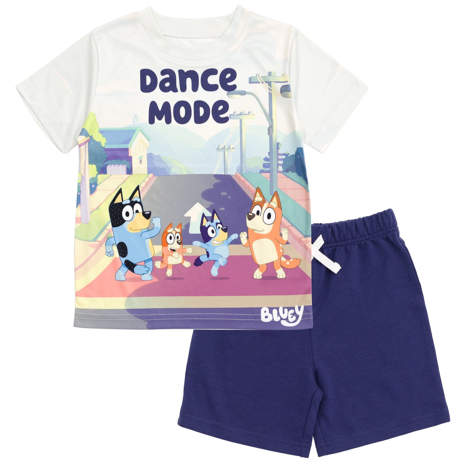 Bluey Chilly Mom Bandit Dad Bingo Toddler Boys T-Shirt and French Terry ...
