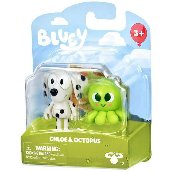 Bluey Chloe & Octopus Mini Figure with Muffin Accessory - Walmart.com