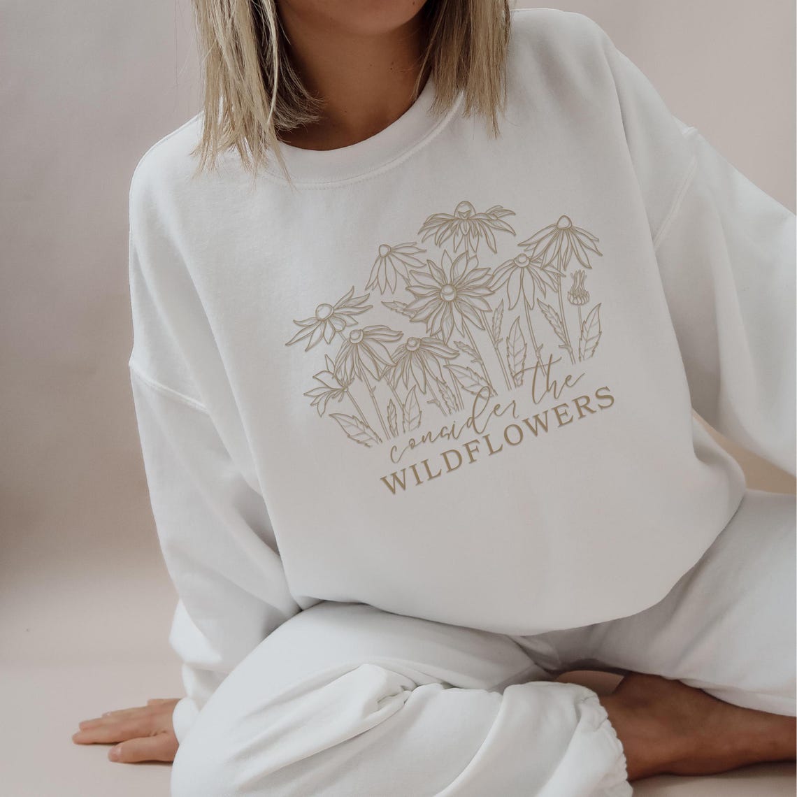 Bluey Christianity Sweatshirt, Boho Christian Sweatshirt, Minimalistic ...