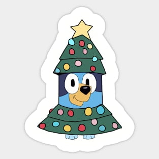 Bluey Christmas - Tree Costume Sticker Bluey Stickers For Kids, Bluey ...