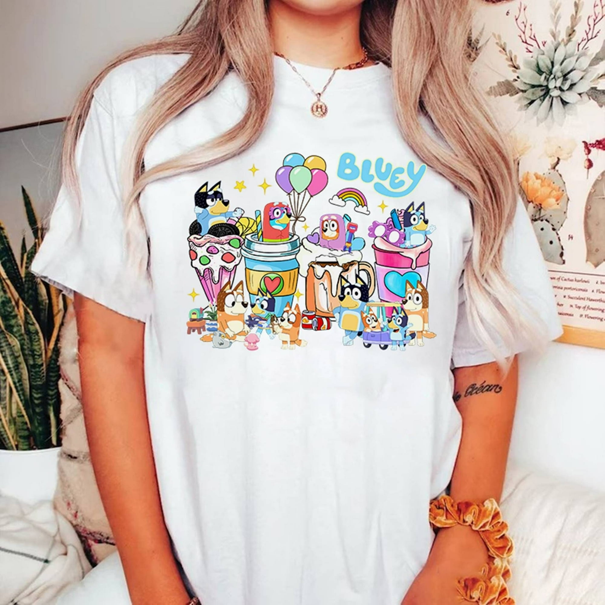 Bluey Coffee Shirt, Bluey Family Design, Unisex S-5XL Hot Trending ...