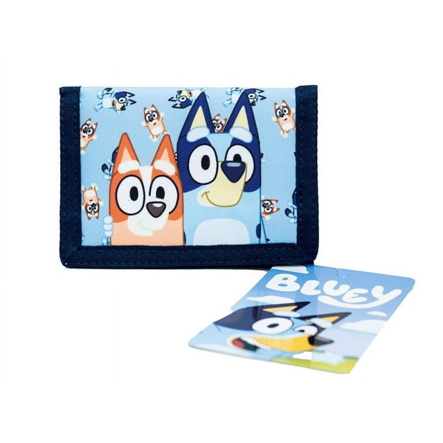 Bluey Coin & Card Tri-Fold Wallet - Walmart.com