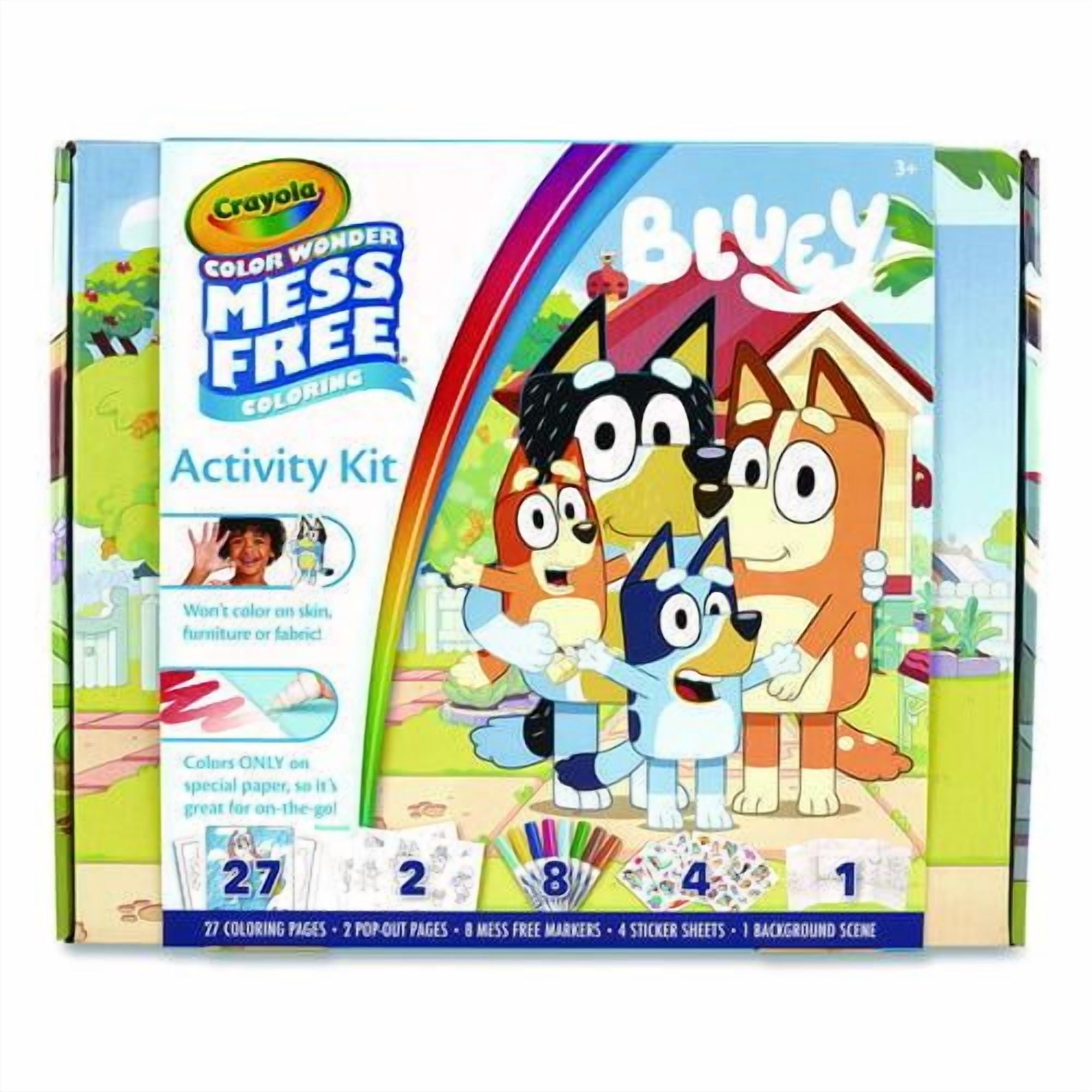 Bluey Color Wonder Activity Kit, Includes Eight Markers, Ages 3 and Up ...