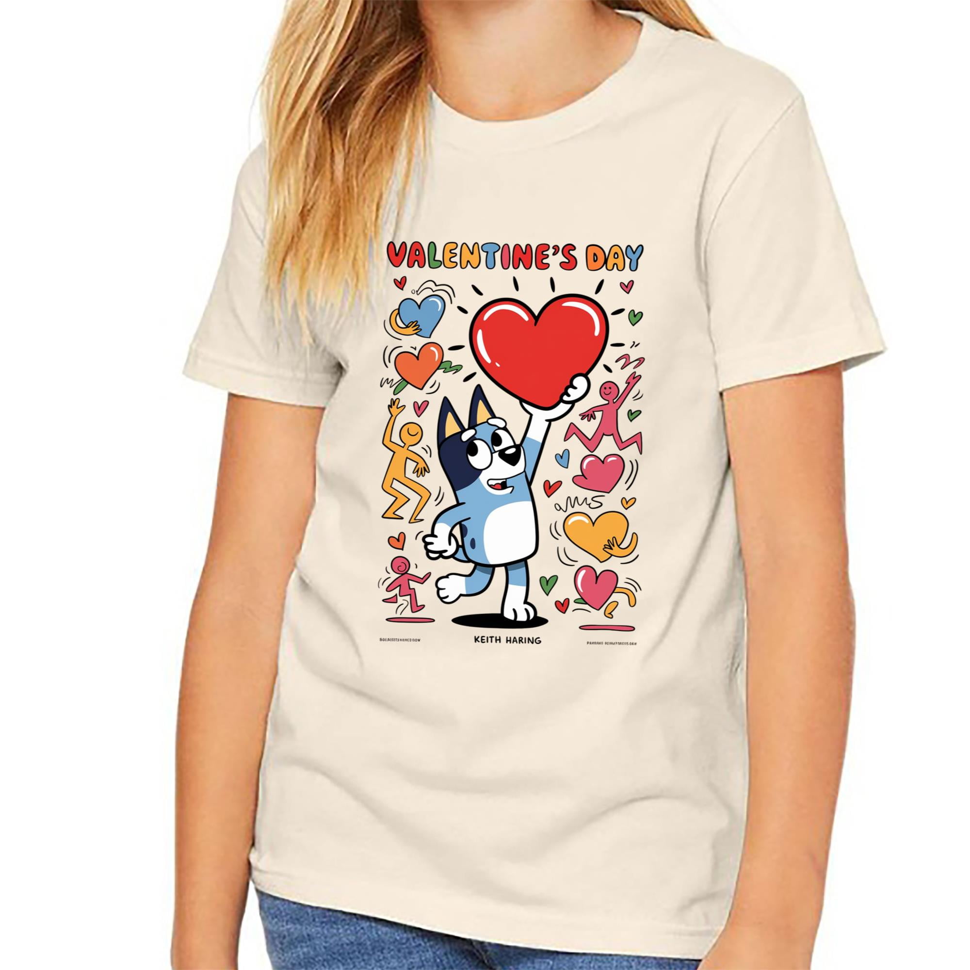 Bluey Colorful Cartoon Pup In Vibrant Scene, Fun Artistic Style For ...