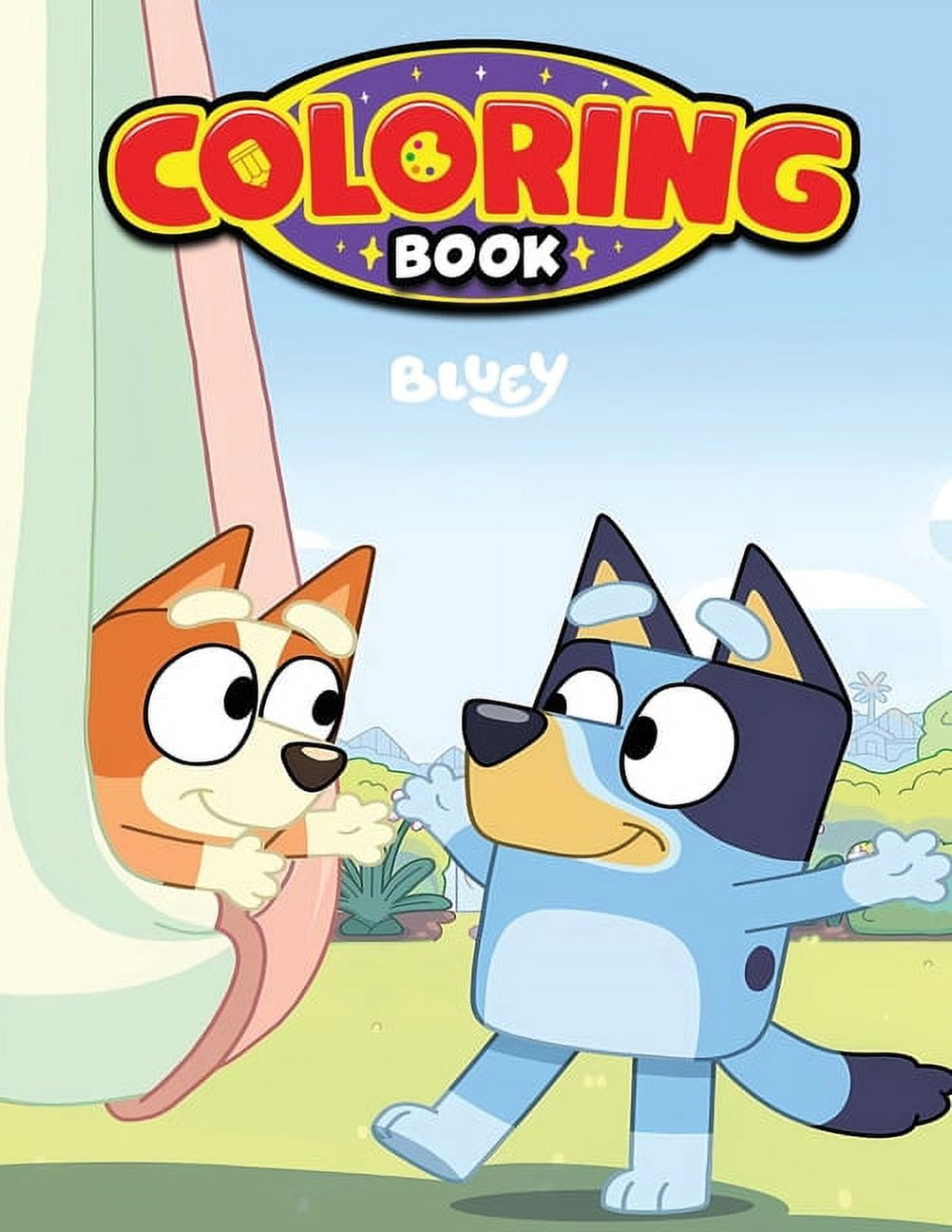 Bluey Coloring Book: Bluey Big coloring book for Kids and Teens- Big ...