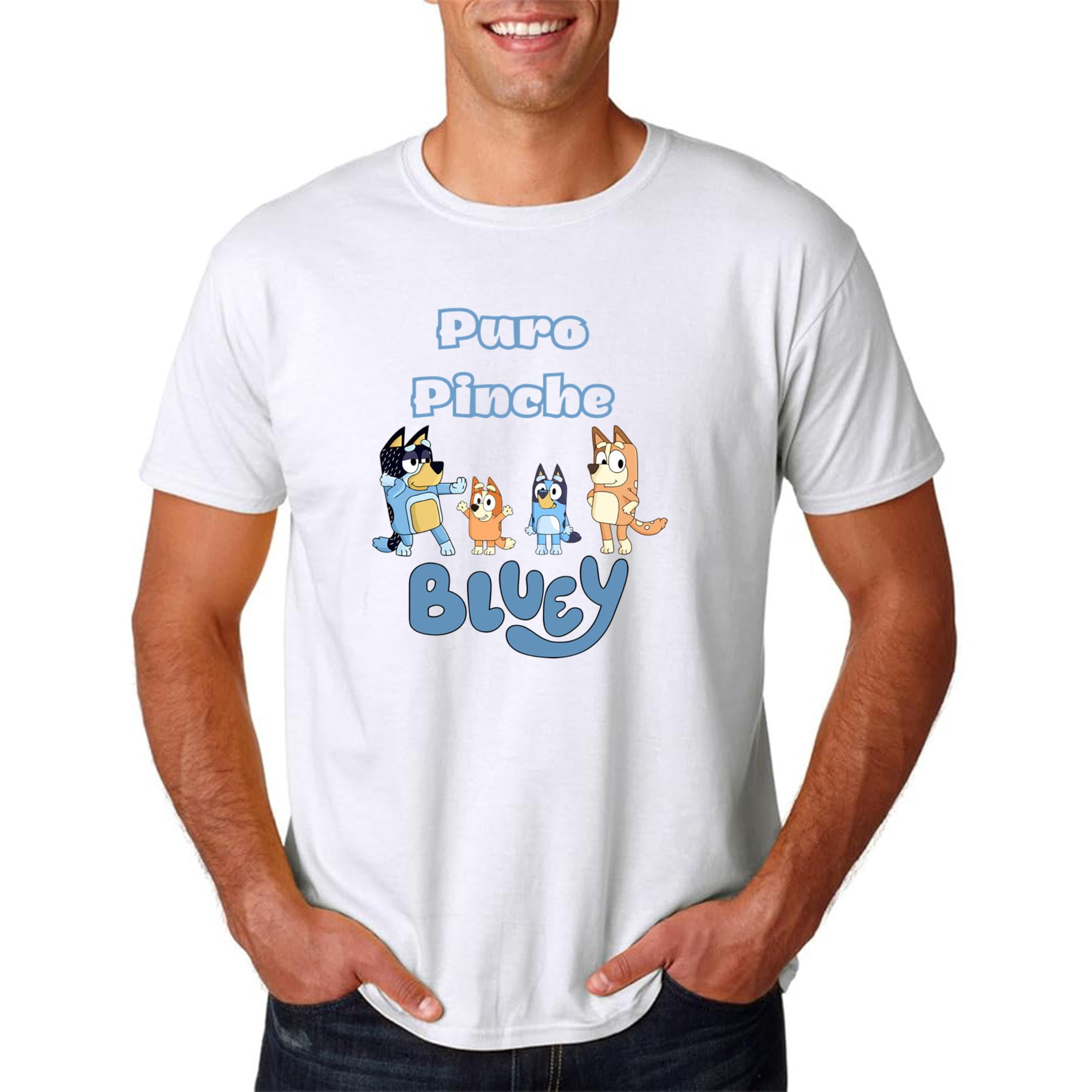 Bluey Comfort Puro Pinche Bluey T-Shirt, Bluey Family Tee, Cool Bluey ...