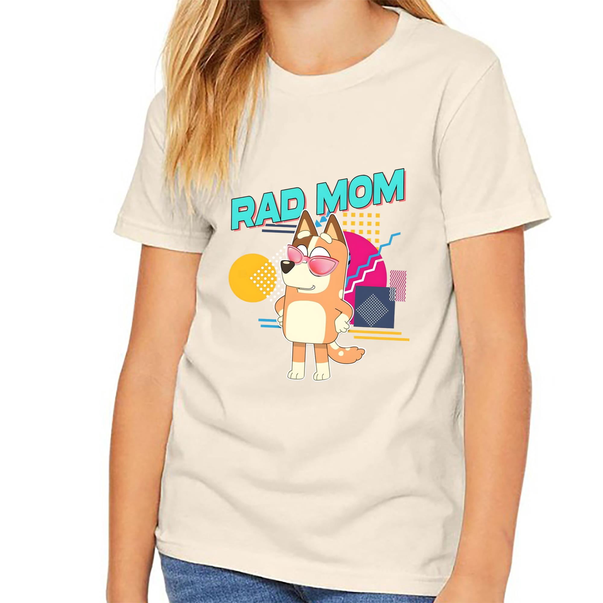 Bluey Cool Mom Vibes With Chilli Pup, Cartoon Style For Kids Who Love ...