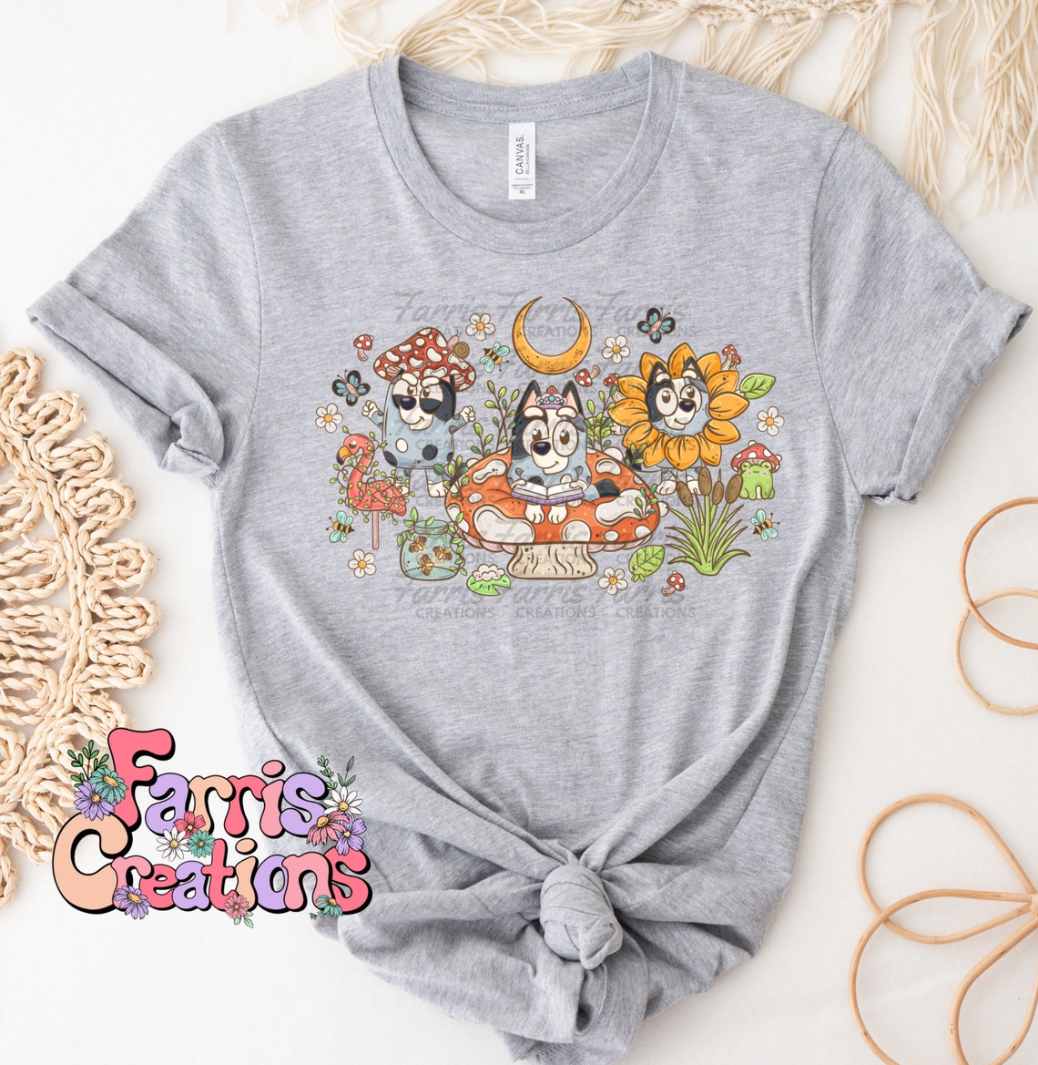 Bluey Cottagecore Muffin Shirt - Walmart.com