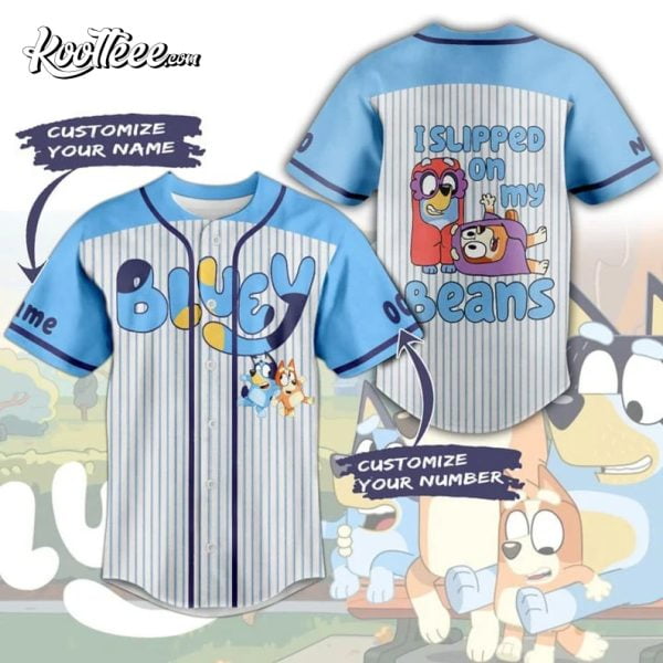 Bluey Custom Name Baseball Shirt ,Multi Color,Size M - Walmart.com