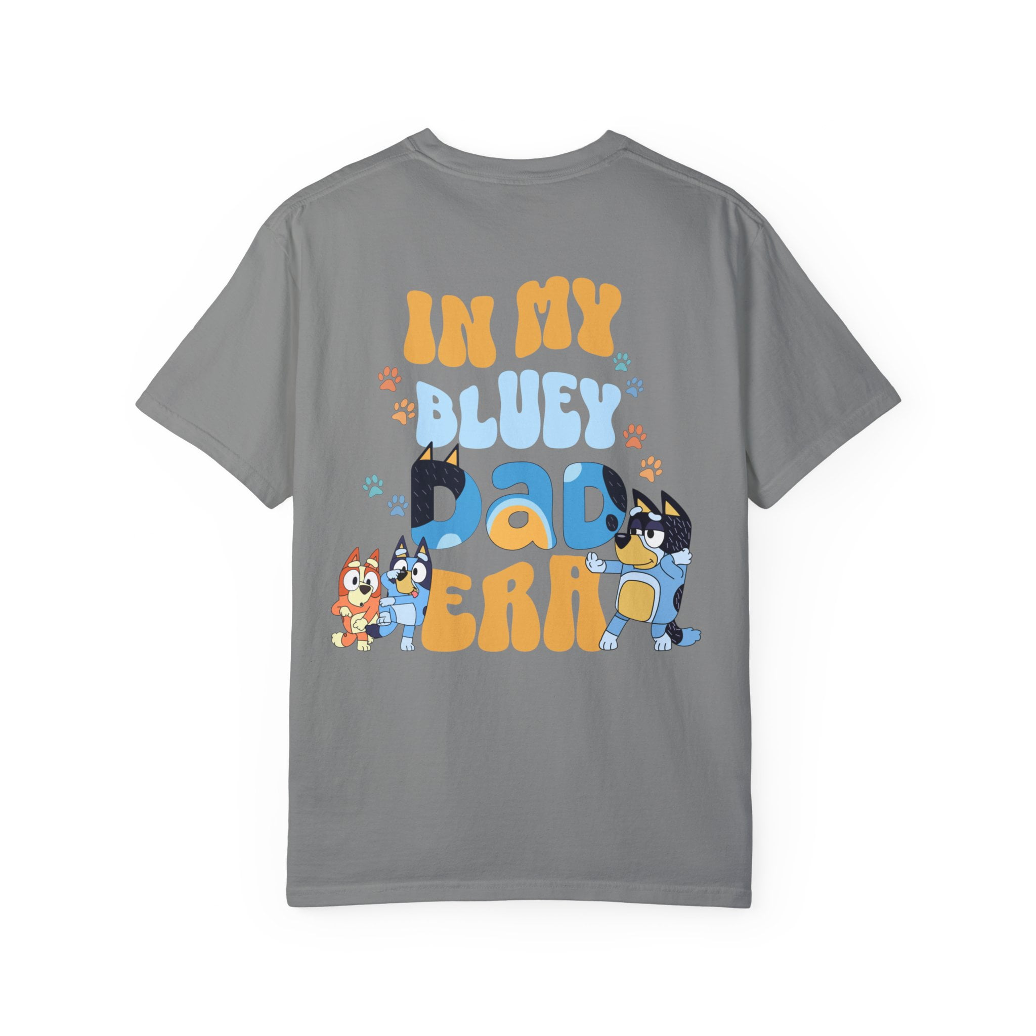 Bluey Dad Era T shirt (with graphics on front and back) - Walmart.com