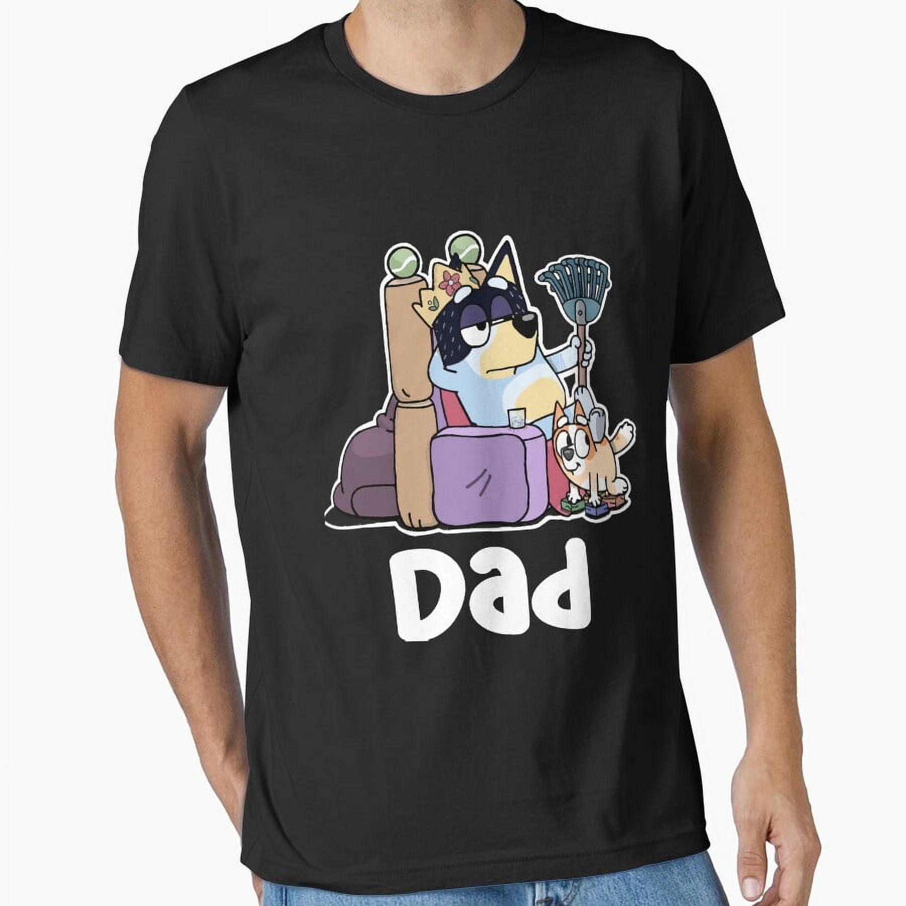 Bluey Dad Essential T-Shirt - Walmart.com