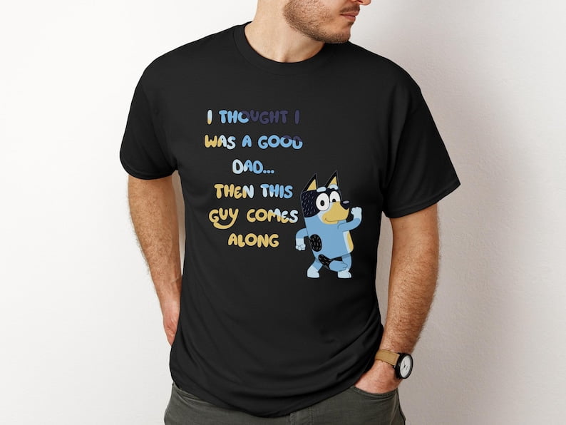 Bluey Dad Fathers T-Shirt, Gift, Dad Shirt, Casual Wear, Gift For Him ...