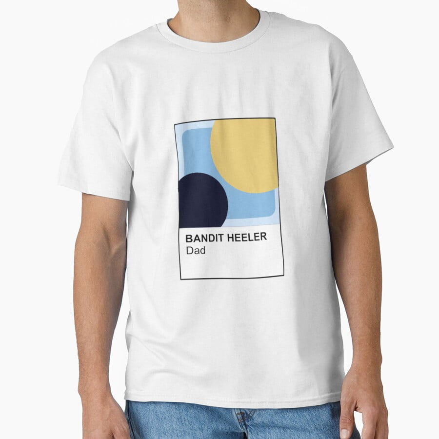 Bluey Dad Pantone Card Classic T-Shirt - Walmart.com